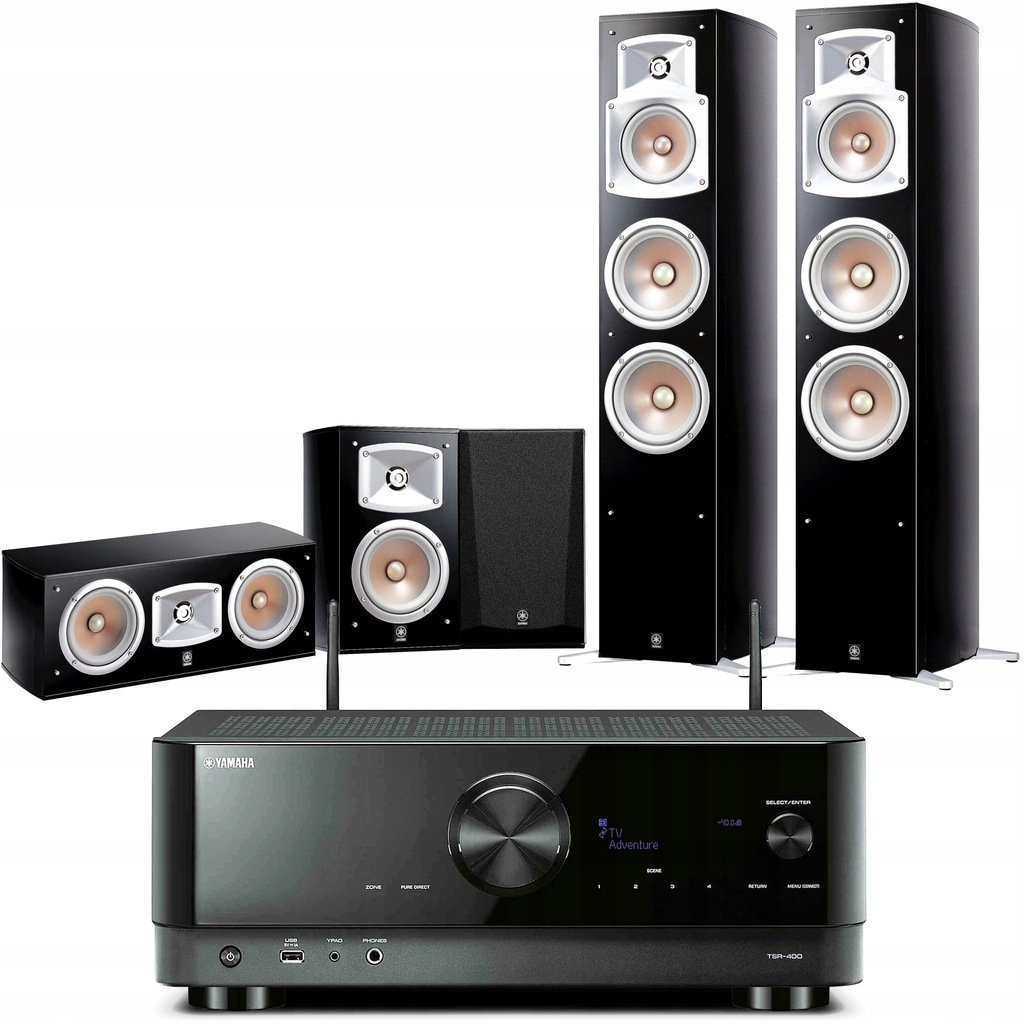 Yamaha TSR-400 + NS-555 / C444 / 333 Kino domowe - 12038162841 ...