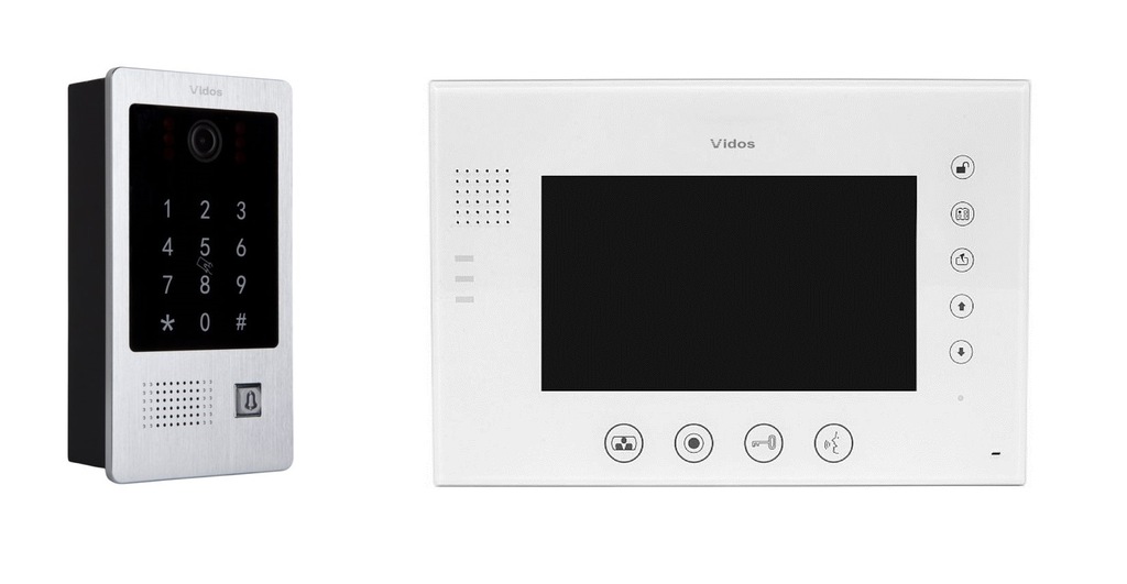 ZESTAW WIDEOFON VIDOS S20DA KOD M670W-S2 BRAMA FV - 7189031807 ...