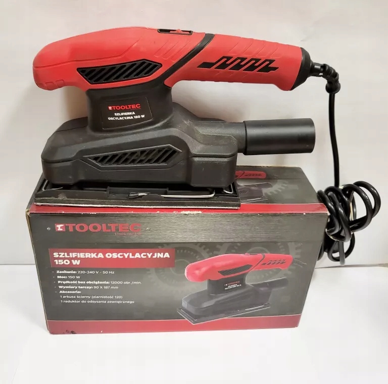 SZLIFIERKA OSCYLACYJNA TOOLTEC KOMPLET - 13281801958 - oficjalne ...