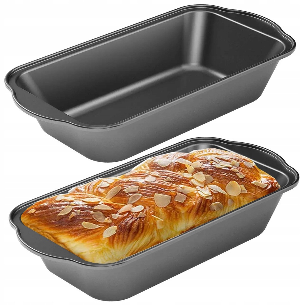 BLACHA forma DO PIECZENIA chleba ciasta DUŻA formy - 12894642344 ...