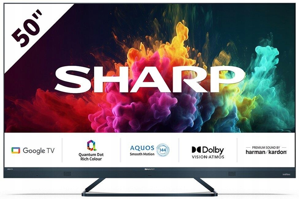 Telewizor LED SHARP 50FQ8EG 50'' 4K 144Hz Google TV Quantum Dot - 15257076582 - oficjalne ...