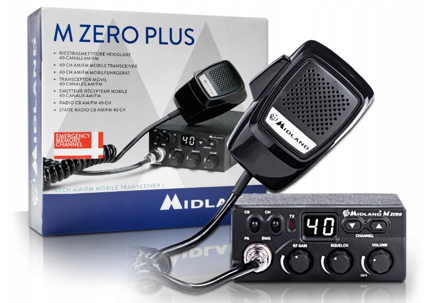 Radio CB MIDLAND M Zero Plus AM 40KANAŁÓW - 12580413389 - oficjalne archiwum Allegro