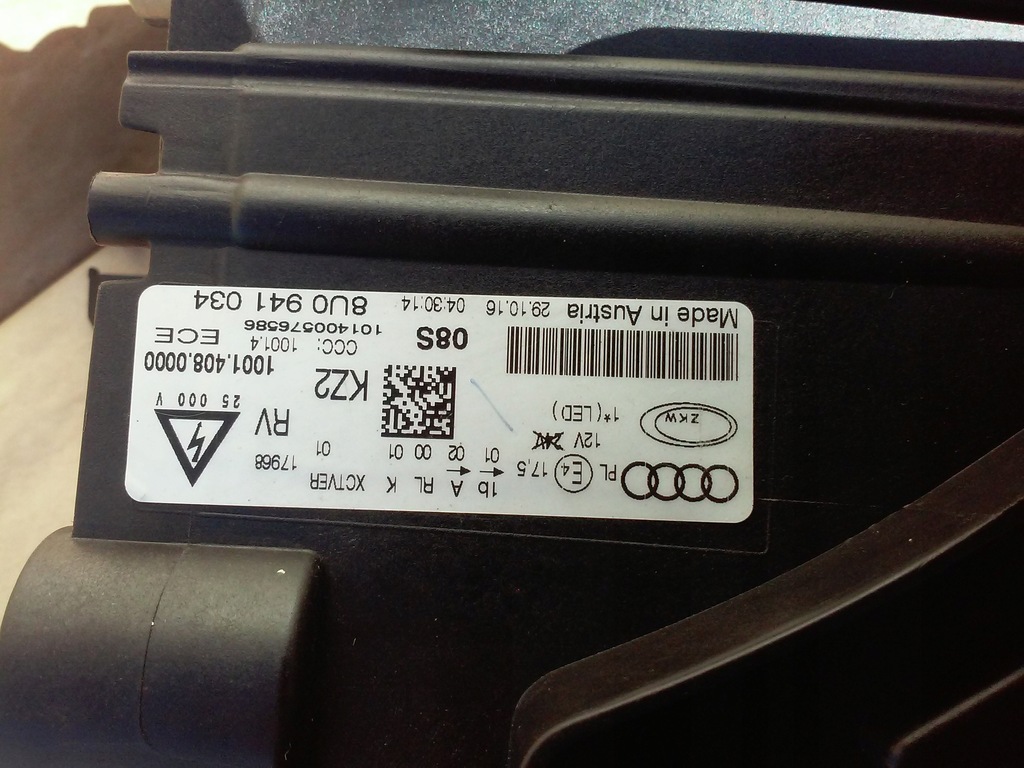 AUDI Q3 LIFT 8U0 941 034 FULL LED PRAWA LAMPA - 8327728027 - oficjalne ...