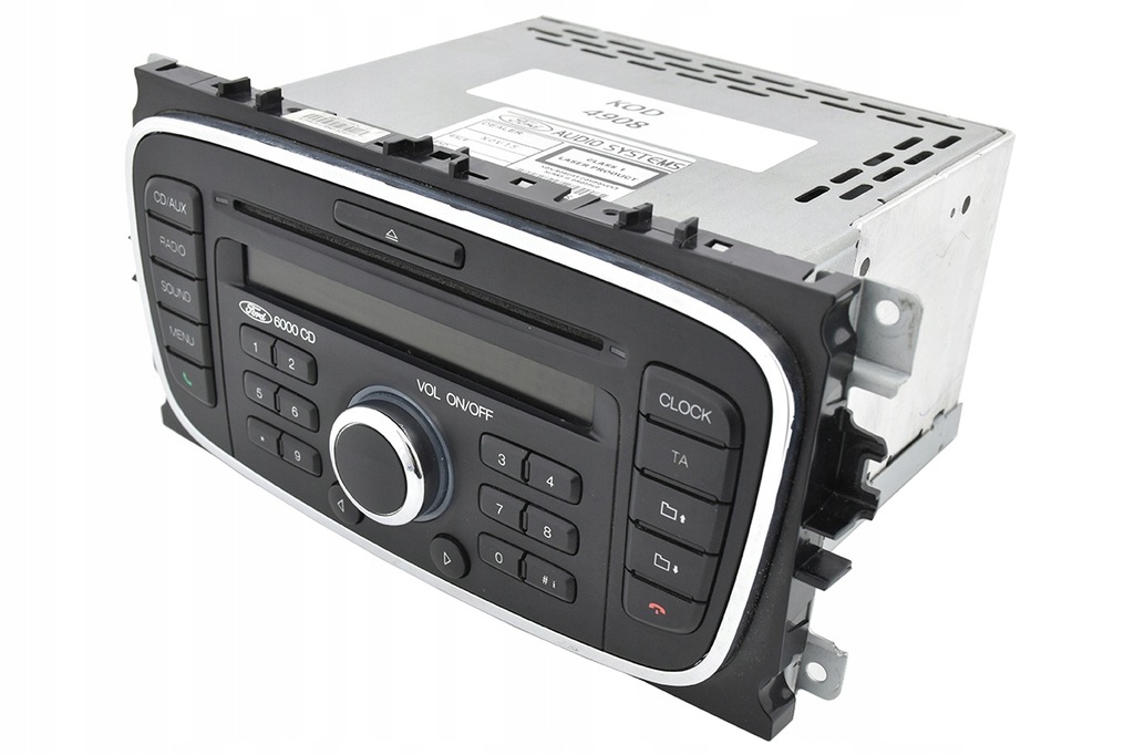 RADIO RADIOODTWARZACZ FORD FOCUS MK2 6000CD KOD - 12250433530 ...
