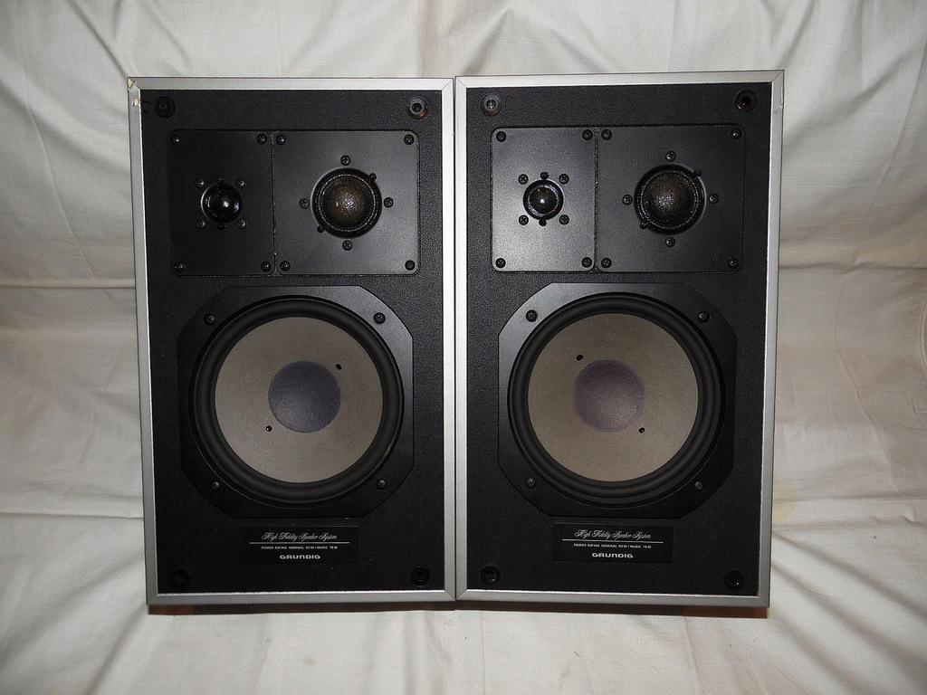 Kolumny Grundig Box 660a High Fidelity 3-Way Speakers System Vintage ...