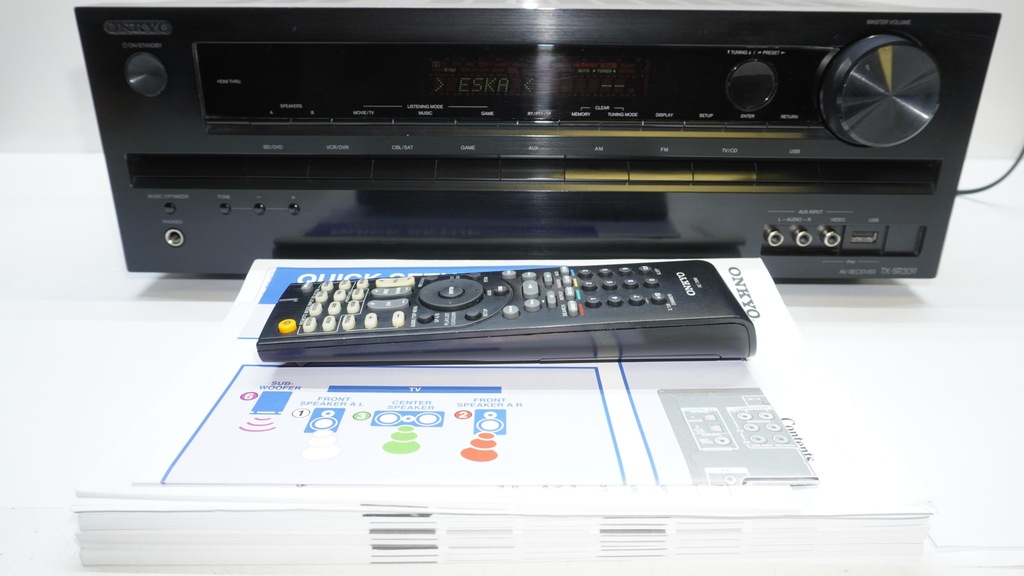 Amplituner Onkyo TX-SR309 5.1 HDMI PILOT GWARANCJA - 10501270115 - oficjalne archiwum Allegro
