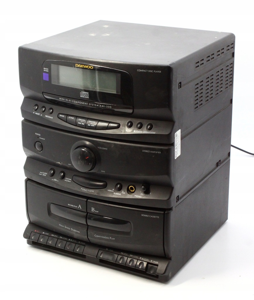 WIEŻA SEGMENTOWA DAEWOO AMI-330 - 12766036777 - oficjalne archiwum Allegro