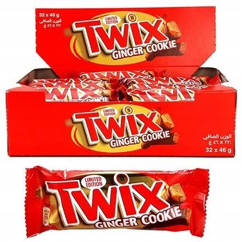 TWIX BATON GINGER COOKIE 46 g 30 szt - 11571529666 - oficjalne archiwum ...
