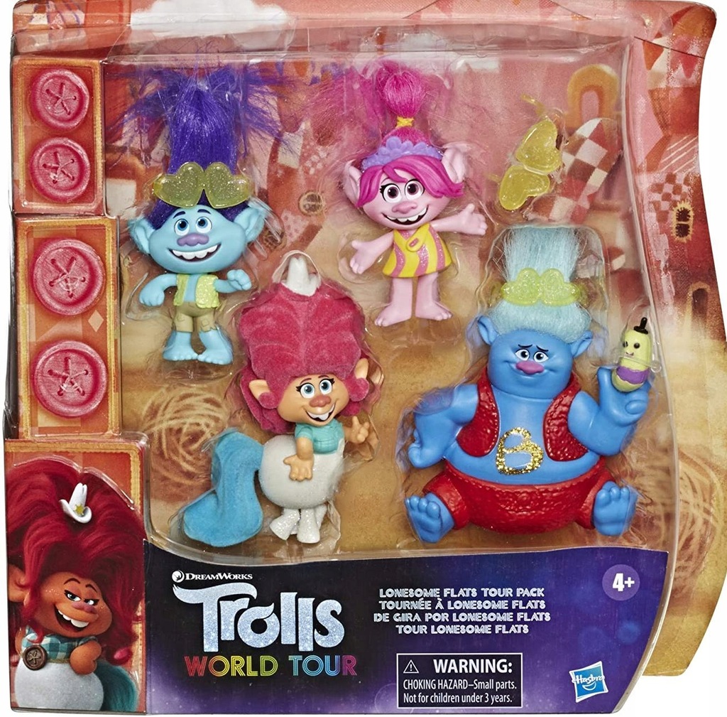 TROLLS FIGURKI Z FILMU POPPY ZESTAW TROLLE BRANCH - 9984986317 ...