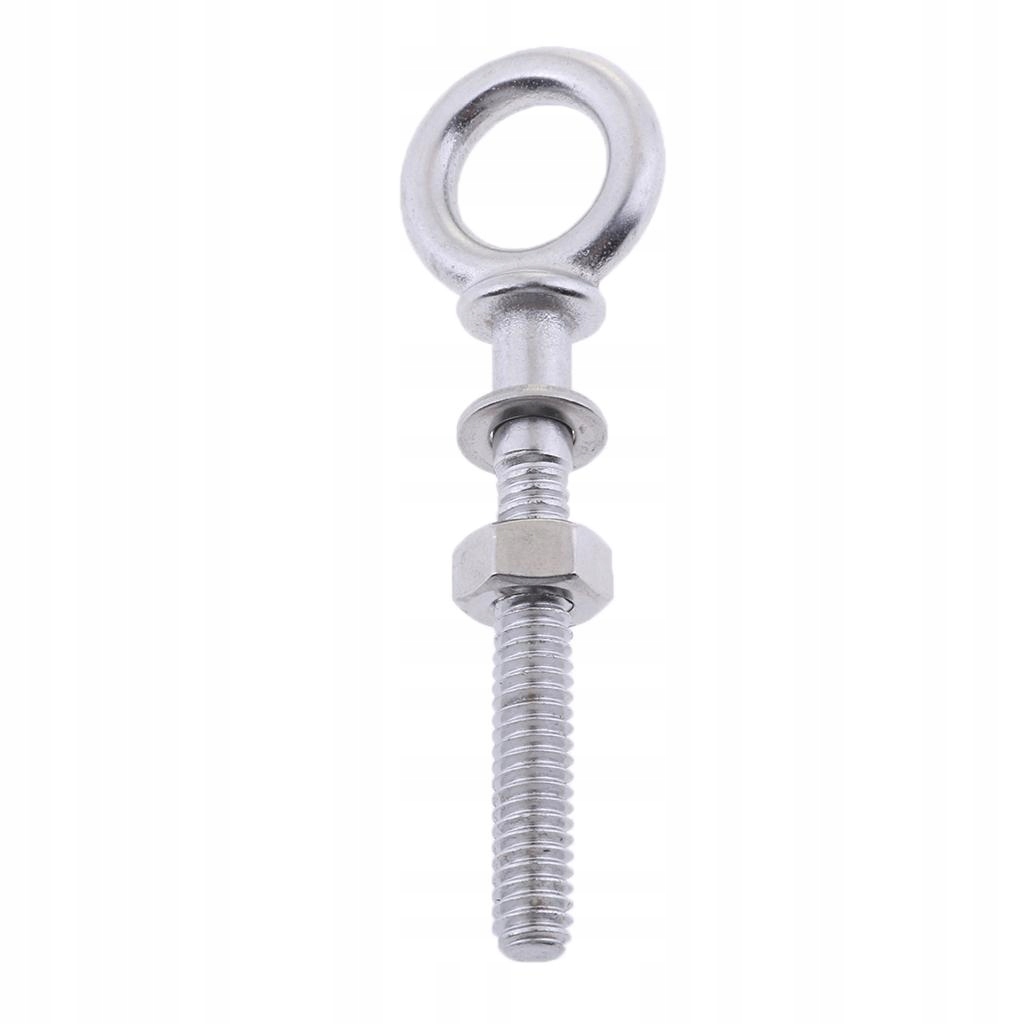 Stainless Steel 304 Threaded Lifting Eye Bolt Ring Tie Down M4 x 40mm ...