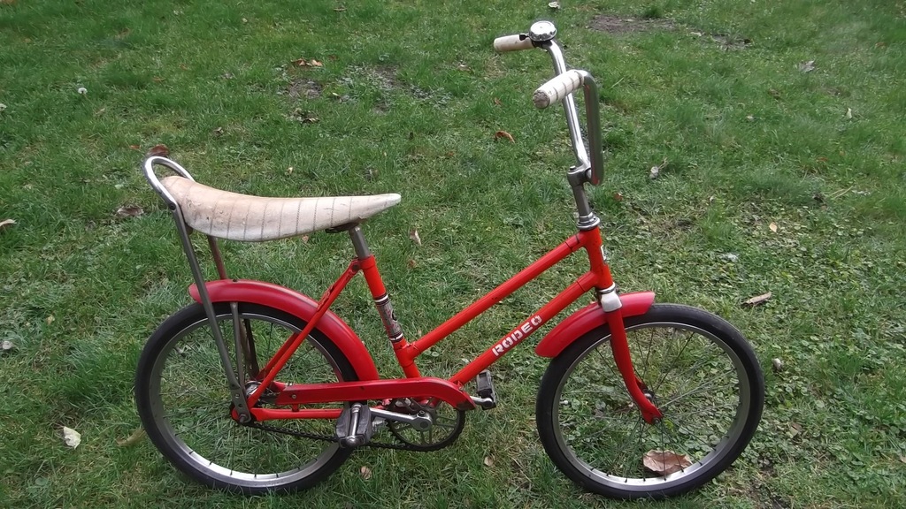 ROWER ROMET RODEO KOŁA 20 RP.1975-KANAPA- UNIKAT!! - 7041470725 ...