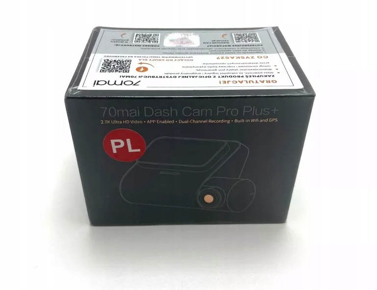 KAMERA SAM 70MAI DASH CAM PRO PLUS+ A500S FOLIA - 13676004459 ...