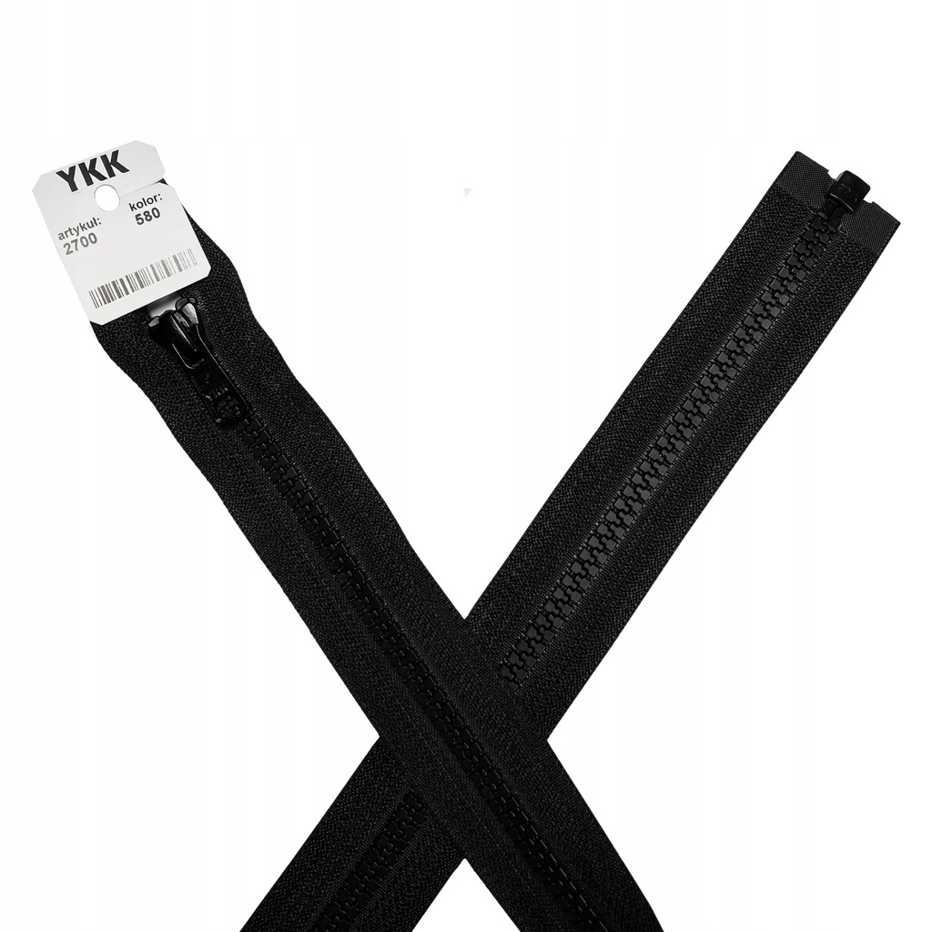 YKK zamek błyskawiczny do kurtki rozdzielczy kostkowy 75cm 580 - 12192151363 - oficjalne ...