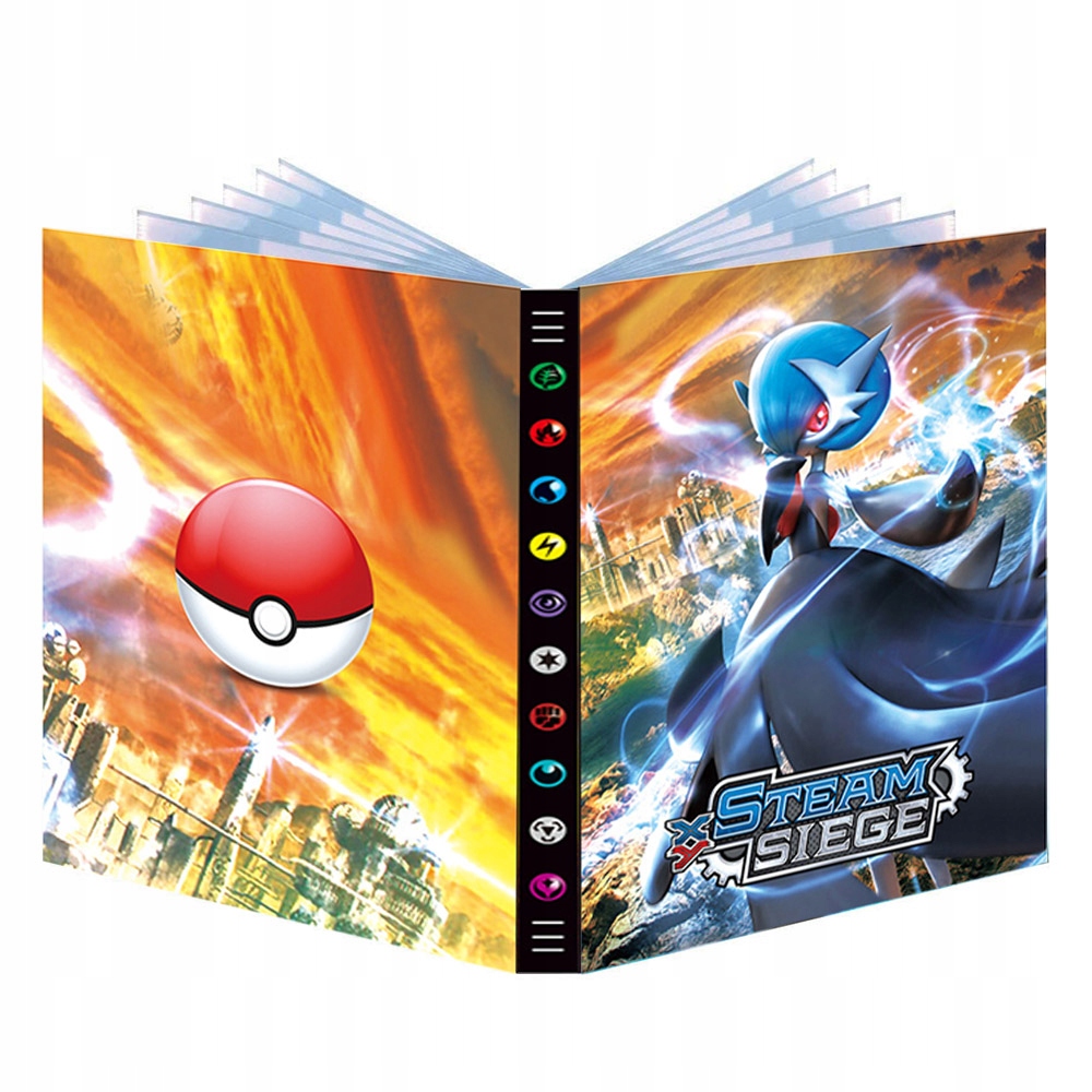 ALBUM KARTY POKEMON TWARDA OKŁADKA NA 324 KART - 11220264028 ...