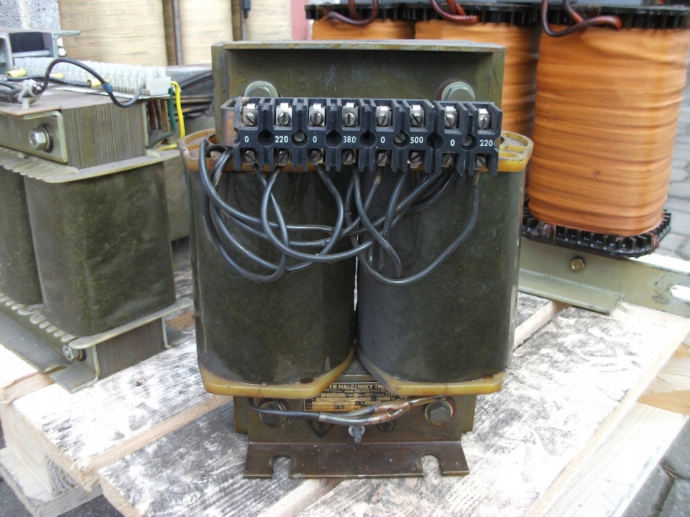 Transformator 1200VA 500V - 380V - 230V 1200W - 7669556702 - oficjalne archiwum Allegro