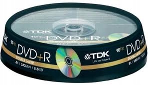 Płyta DVD-R TDK 4,7GB 16x 10szt - 13286635880 - oficjalne archiwum Allegro
