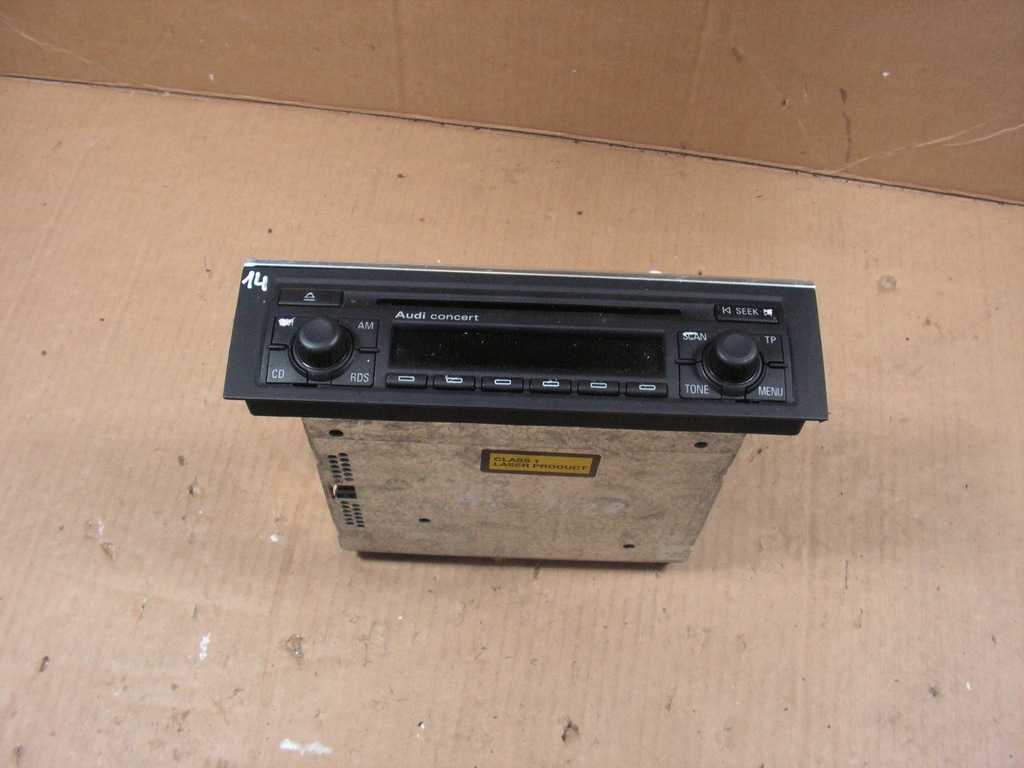 RADIO AUDI A3 CONCERT RADIO 8P0 035 186 - 9247008047 - oficjalne archiwum Allegro