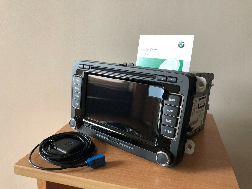 NAWIGACJA RADIO SKODA RNS 510 LED K SSD - 11412563187 - oficjalne archiwum Allegro