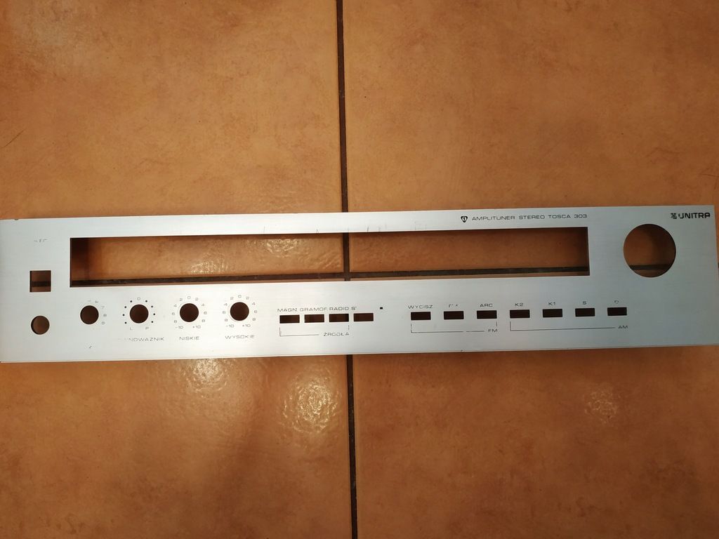 UNITRA Diora amplituner Tosca 303 panel przedni - 12834729719 ...