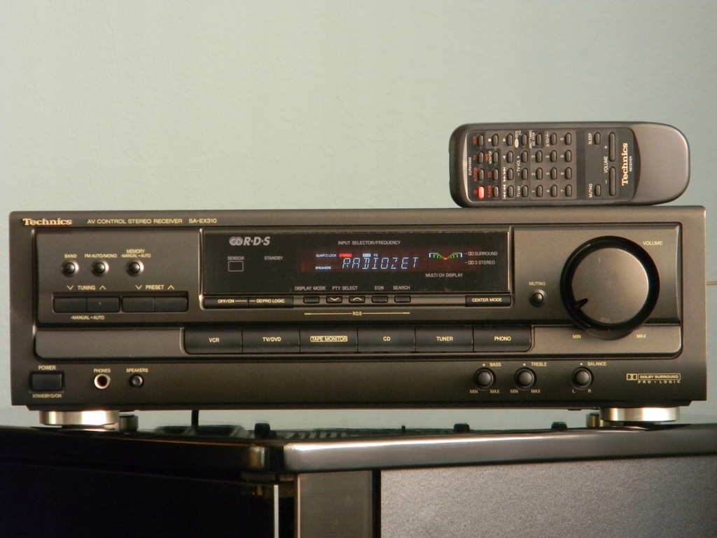 Amplituner Technics SA-EX310 z pilotem, RDS - 11592963562 - oficjalne archiwum Allegro