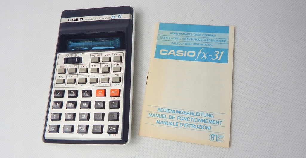 CASIO FX-31 JAPAN STARY KOLEKCJONERSKI KALKULATOR - 15074708871 ...