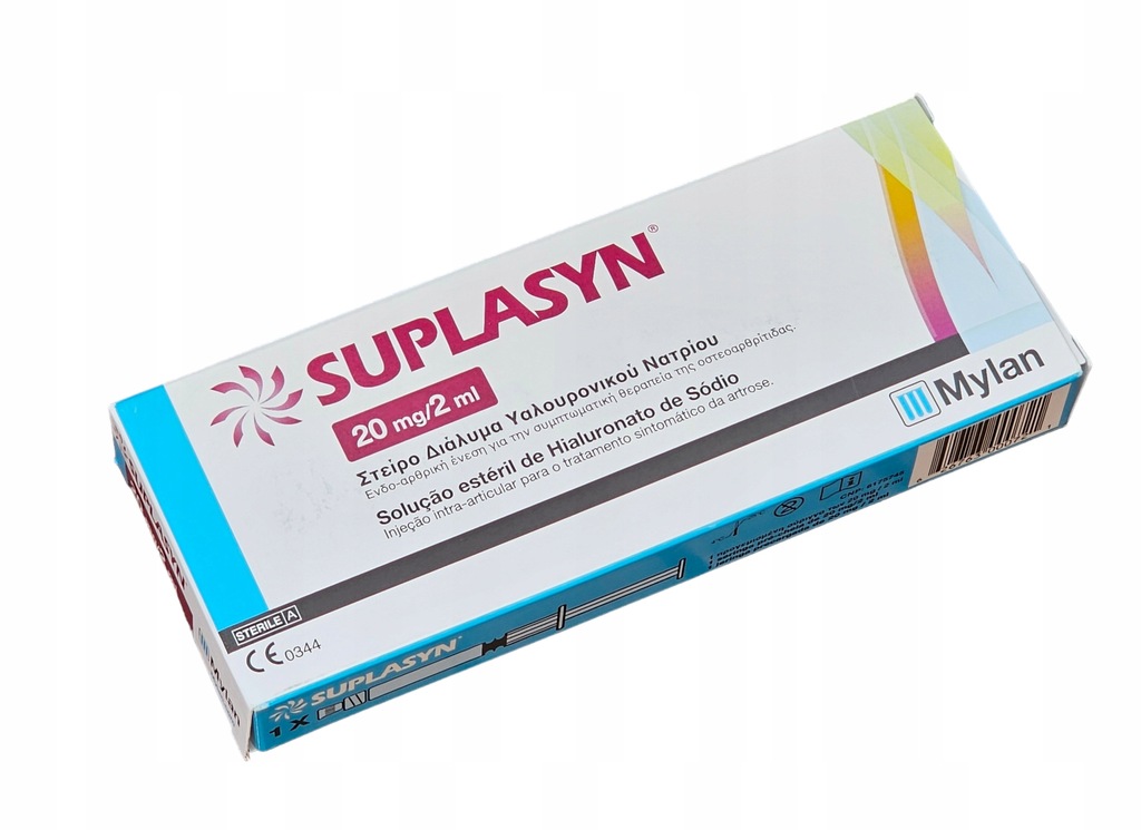 Suplasyn 1-Shot 20mg/2ml, kwas hialuronowy do wstrzykiwań stawowy ...