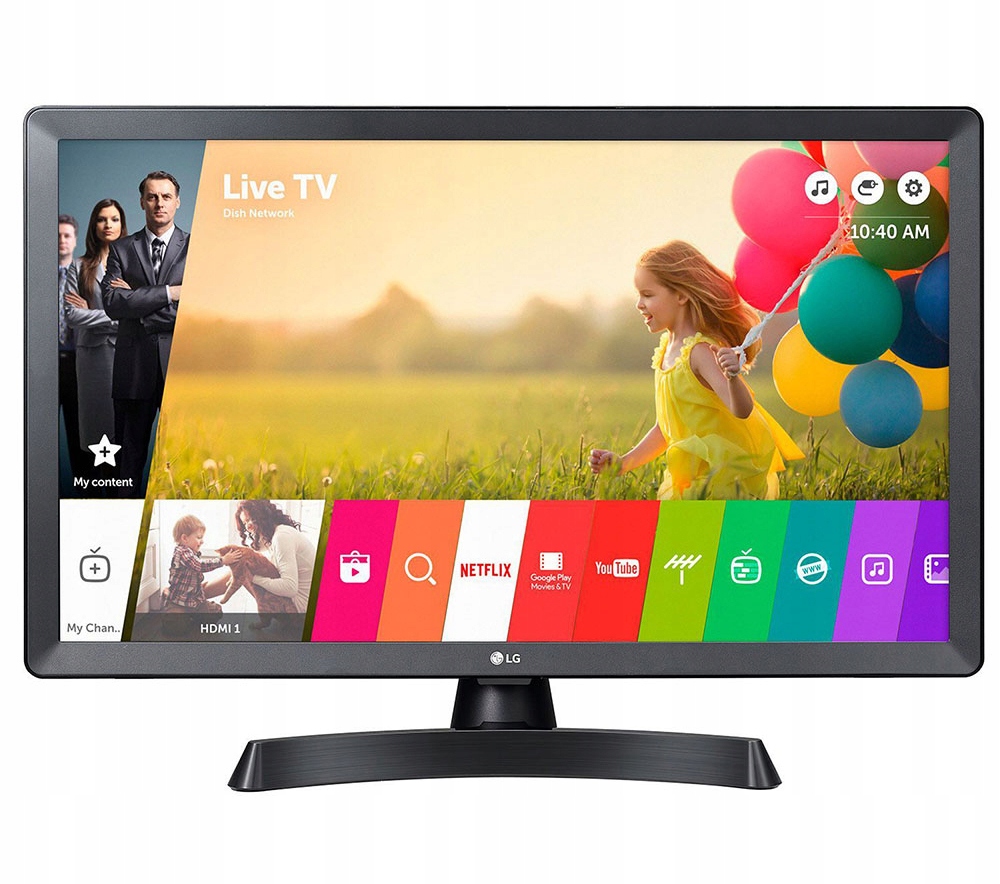 SMART TV LG 24 CALE LED WiFi DVB-T2 HEVC H.265 - 13565724097 - oficjalne archiwum Allegro