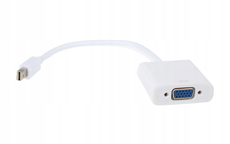 Adapter przejściówka kabel Mini Display do VGA - 12800071033 ...