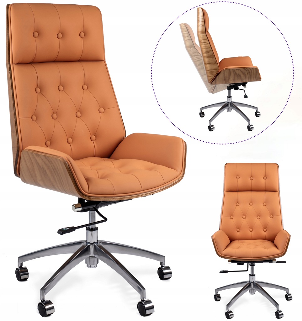 Fotel Biurowy Obrotowy DIEGO Krzesło do Biurka - 11920775523 ...