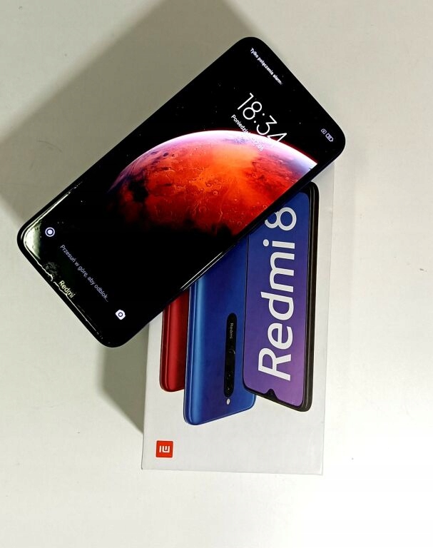 TELEFON XIAOMI REDMI NOTE 8 4 GB / 64 GB KOMPLET - 11564419683 - oficjalne archiwum Allegro