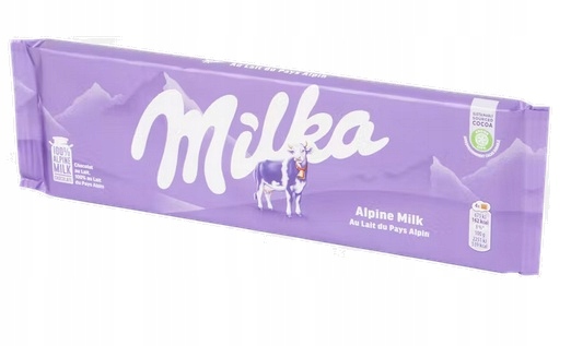 Czekolada mleczna Milka 270 g Mleko Alpejskie Duża Czekolada Milka XL 270g - 15167201215 ...