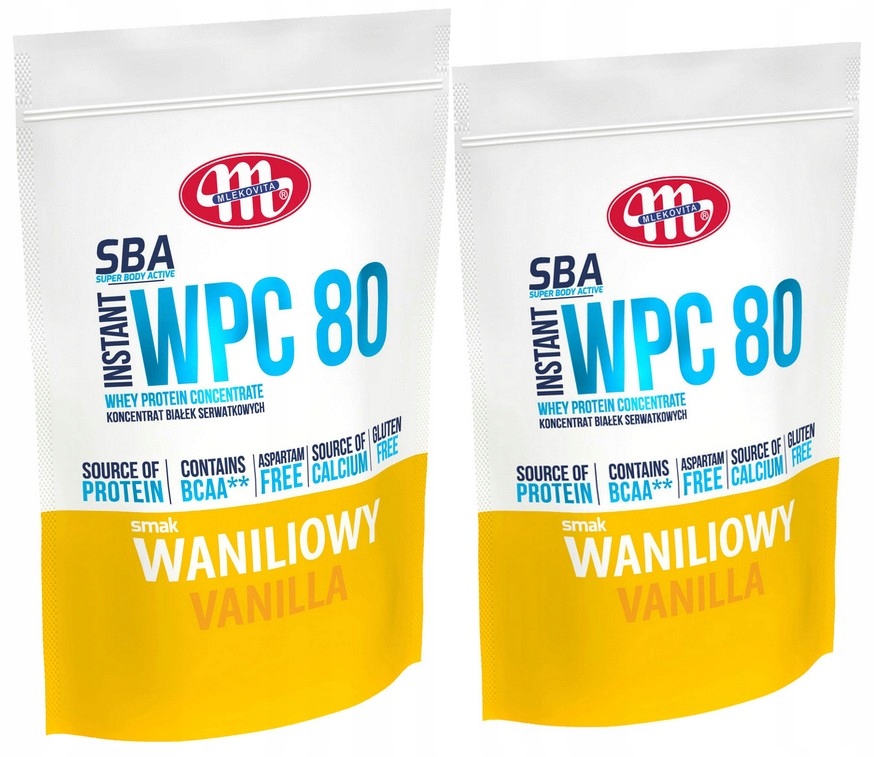 MLEKOVITA WPC80 INSTANT 1400g BIAŁKO WHEY PROTEIN - 8080064226 - oficjalne archiwum Allegro