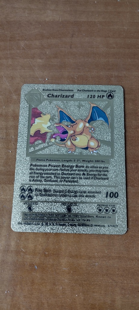 Charizard złota karta - 14042951323 - oficjalne archiwum Allegro