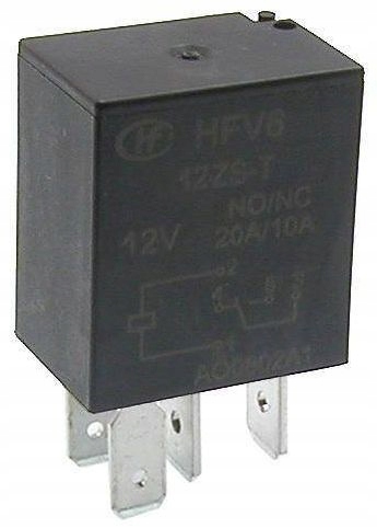 Przekaźnik samochodowy HFV6 SPDT, 12V, 30A - 12170818102 - oficjalne archiwum Allegro