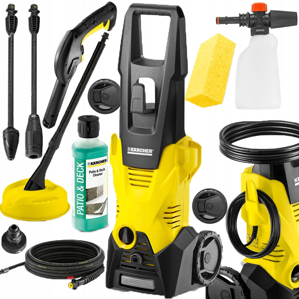 MOCNA MYJKA CIŚNIENIOWA KARCHER K3 TURBO ZESTAW XL - 12597070055 - oficjalne archiwum Allegro