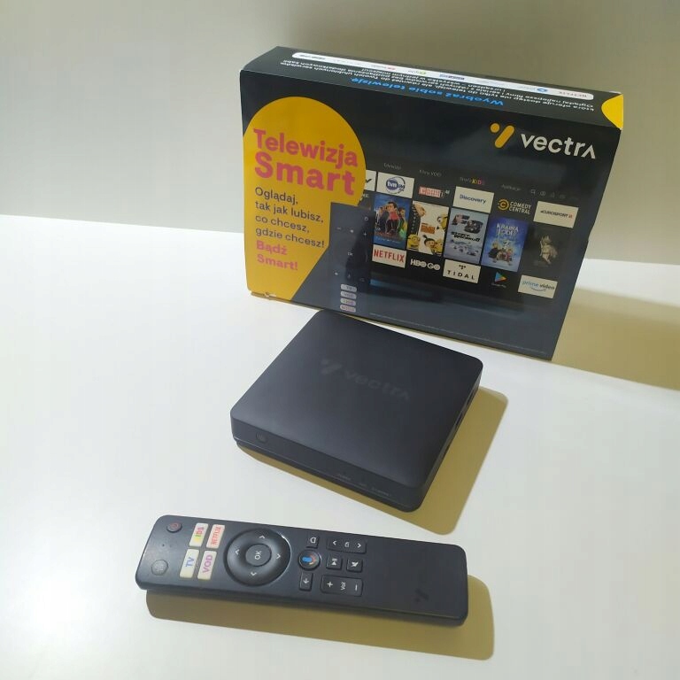 DEKODER VECTRA 4K BOX ANDROID TV - 11985268565 - oficjalne archiwum Allegro