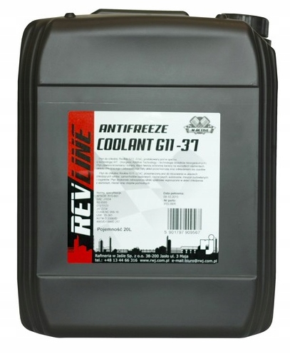 REVLINE G-11 -37C 20L ASTM D3306 D4985 D1384 D2570 - 10758706987 - oficjalne archiwum Allegro