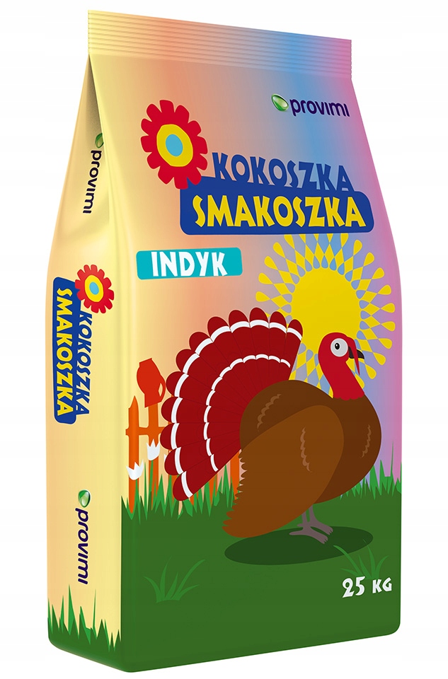Pasza dla indyków 3 Kokoszka Smakoszka INDYK 25 kg - 14014324751 ...