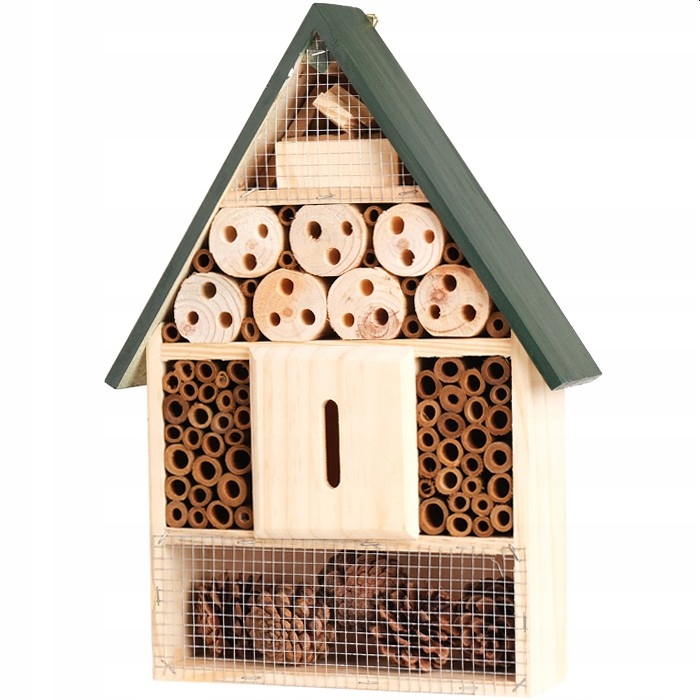 DOMEK DLA OWADÓW DUŻY PSZCZOŁY MURARKA HOTEL 40cm - 9350381319 ...
