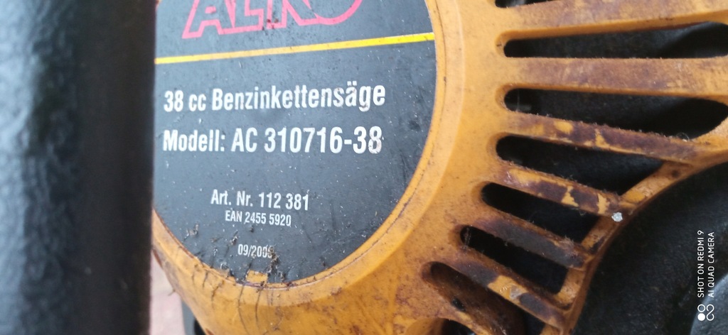 Piła spalinowa AL-KO 38CC - 12538587157 - oficjalne archiwum Allegro