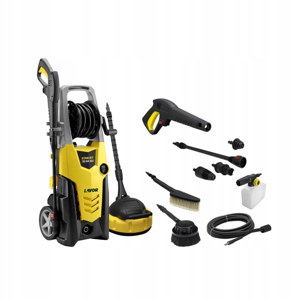 MYJKA CIŚNIENIOWA 180 bar 2500W LAVOR STARJET ALU - 10551647400 - oficjalne archiwum Allegro