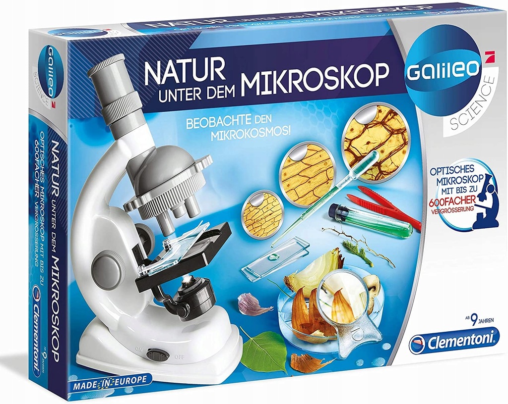 Clementoni Galileo Natur Mikroskop dla dzieci - 9200968051 - oficjalne ...