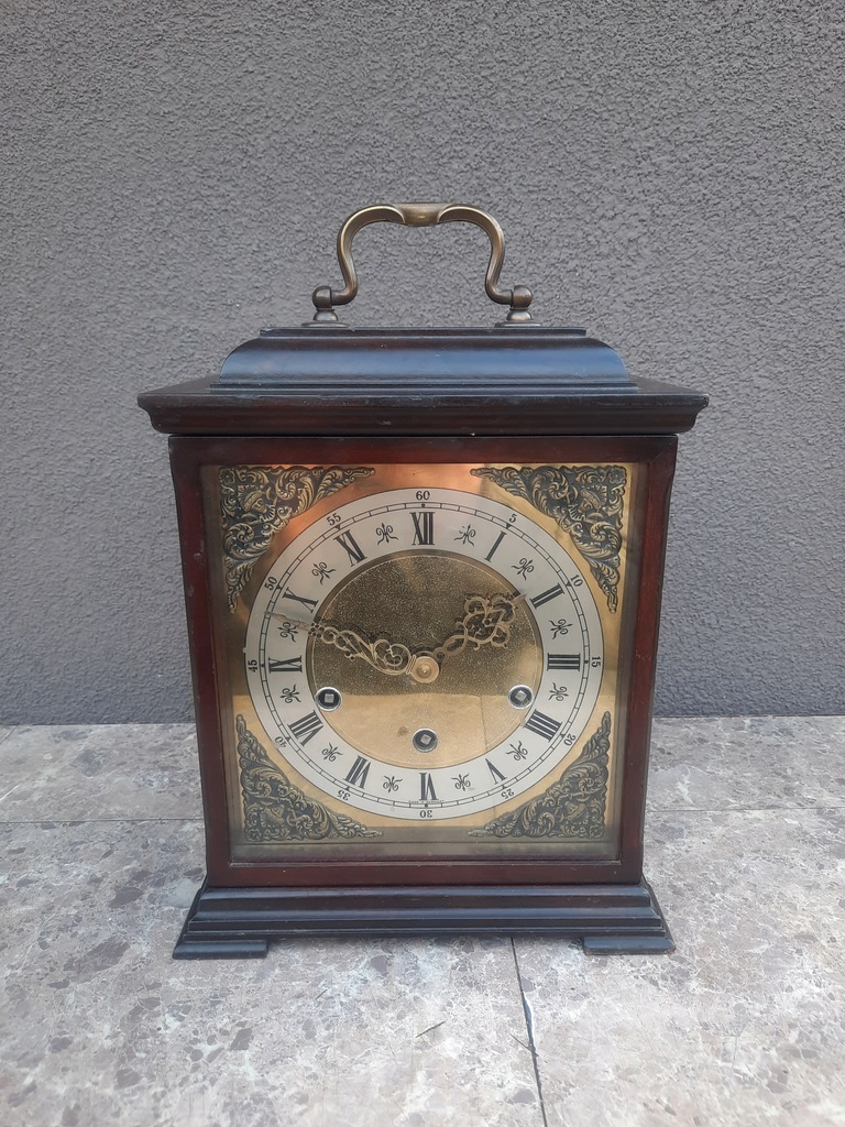 13 Stary zegar kwadransowy Junghans stołowy kominkowy - 15233333639 - oficjalne archiwum Allegro