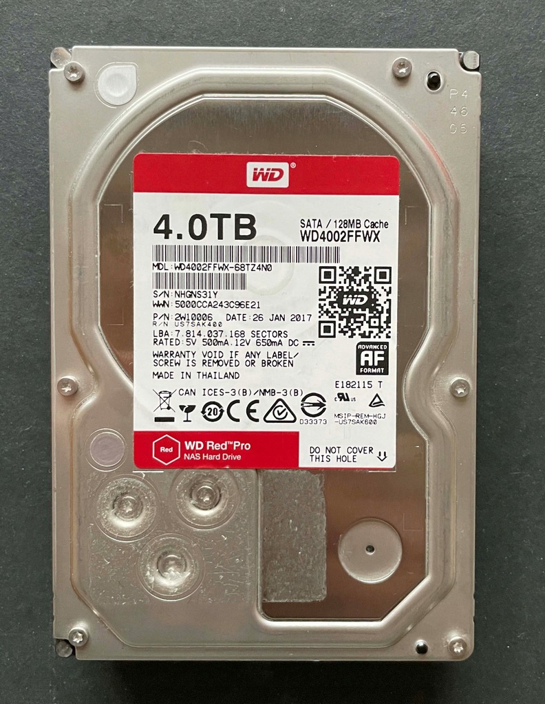 WD Red Pro 4TB SATA III (WD4002FFWX HDD 4000 GB) - 11552992155 ...