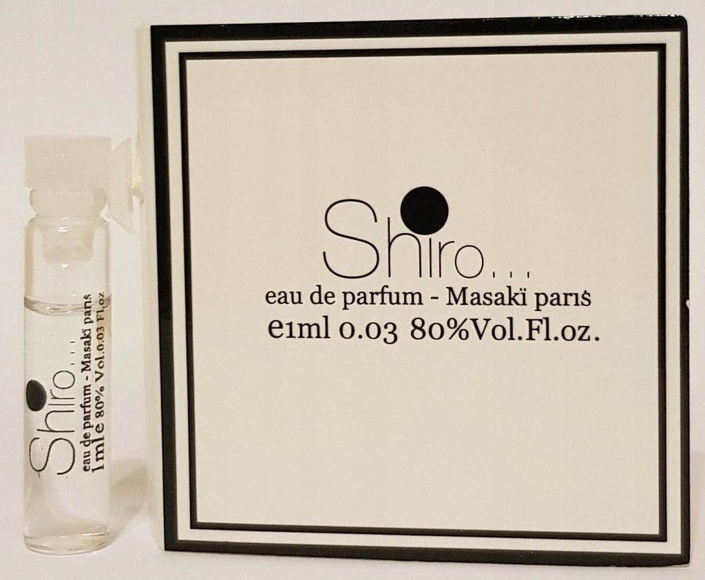 Próbka Masaki Matsushima Shiro EDP W 1ml - 12978323238 - oficjalne archiwum Allegro