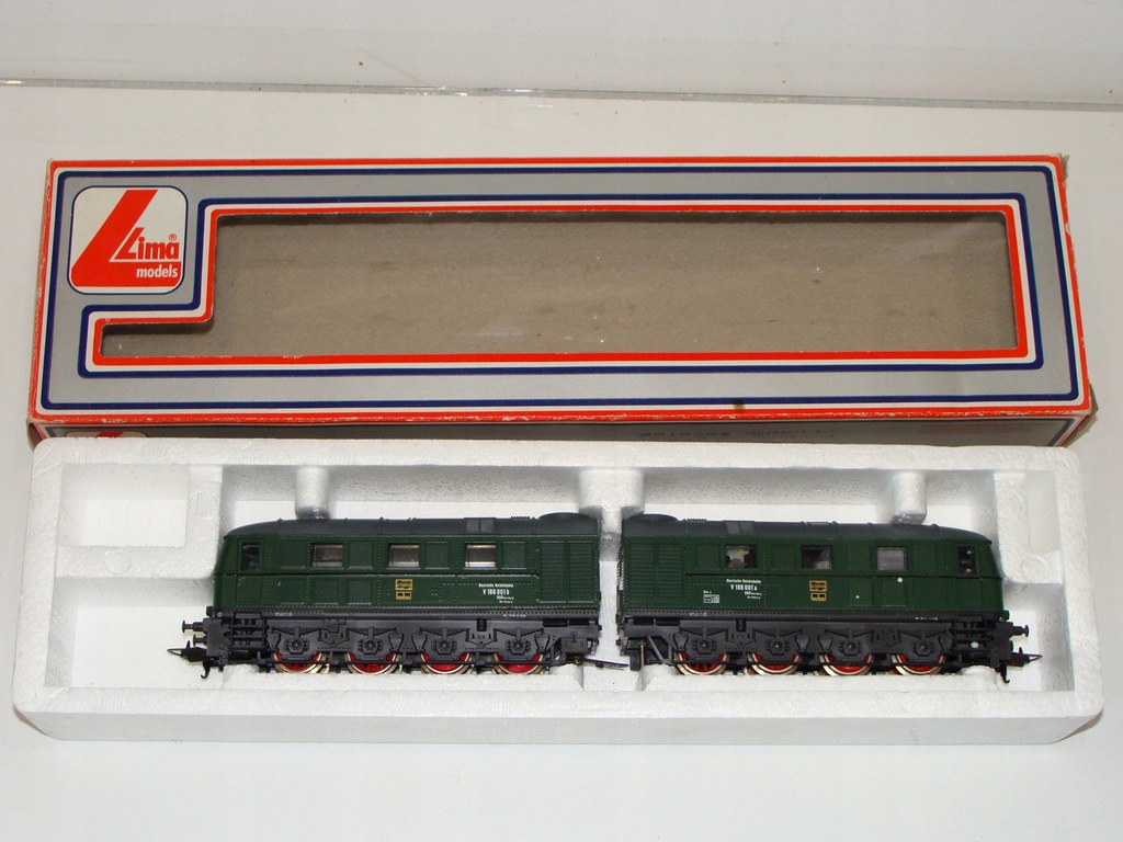 LOKOMOTYWA SPALINOWA DUBLOWA V 188 001 H0 - LIMA - 11485503128 ...