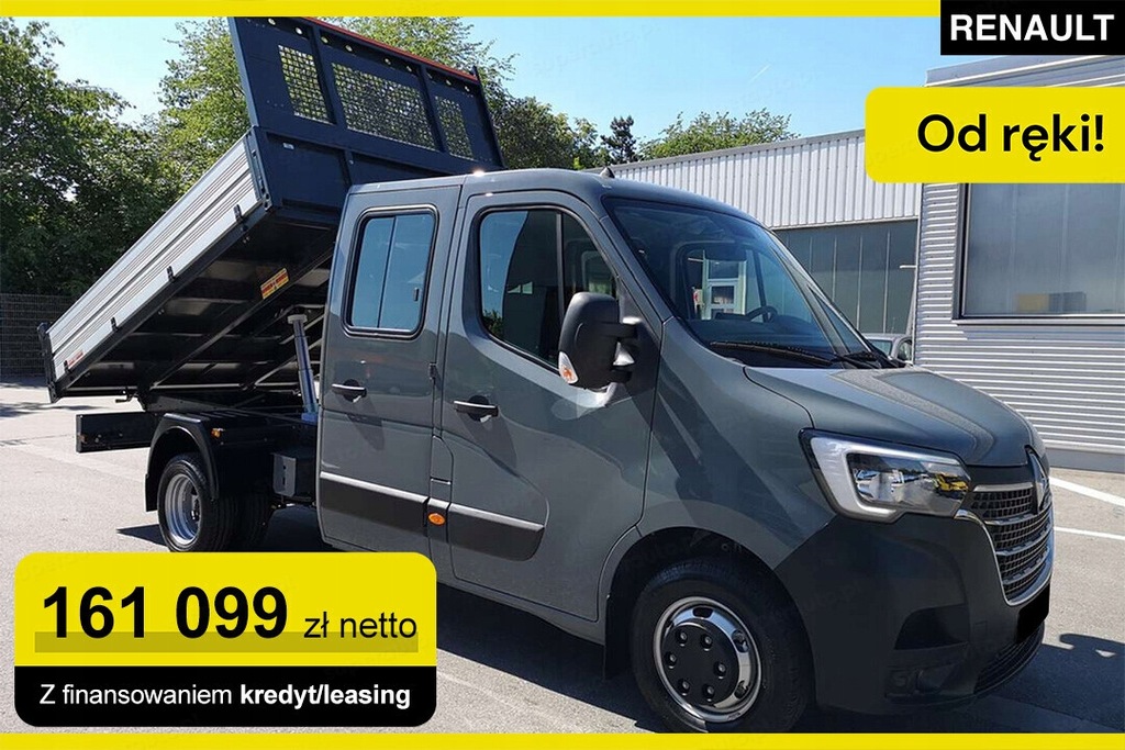 RENAULT Master L3 RWD-DBL Zabudowa Brygadowa + Wywrotka Dumptruck 2.3 ...