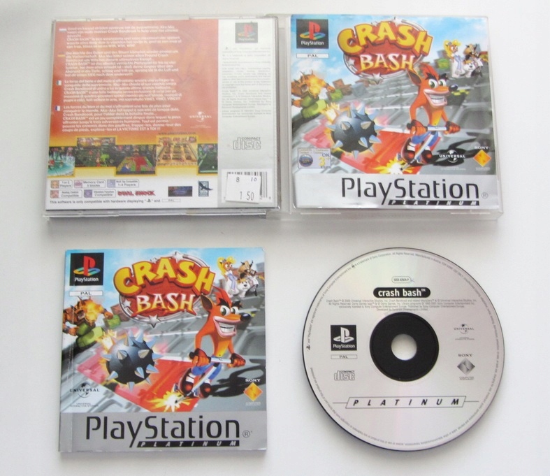 PS1 CRASH BASH PlayStation PSX pal - 8932471259 - oficjalne archiwum Allegro