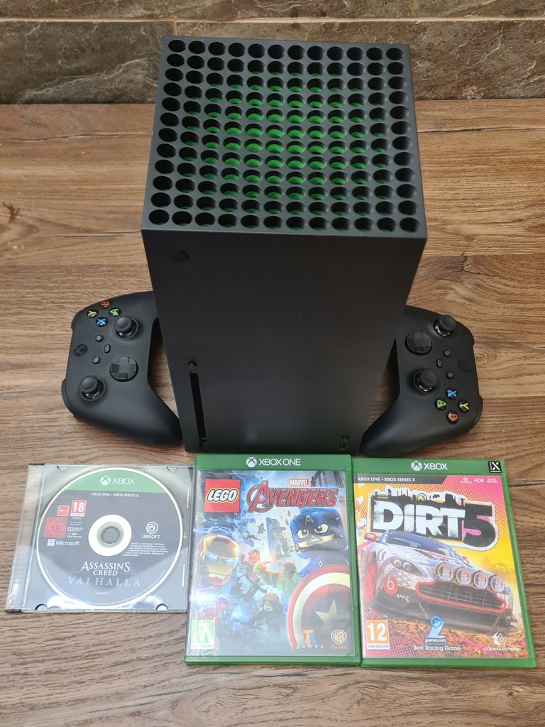 Konsola Xbox Series X 1TB + 2 PADY + 3 GRY + BOX - 13016895128 ...