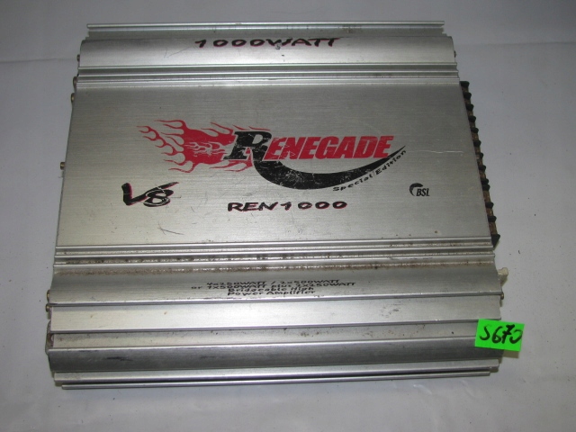 WZMACNIACZ RENEGADE V8 REN 1000 - NR S670 - 12117067569 - oficjalne archiwum Allegro